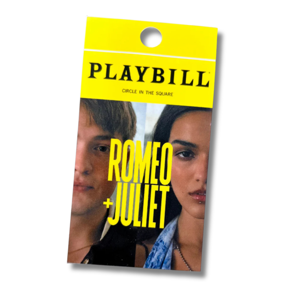 Romeo + Juliet Playbill Sticker – Broadway Up Close