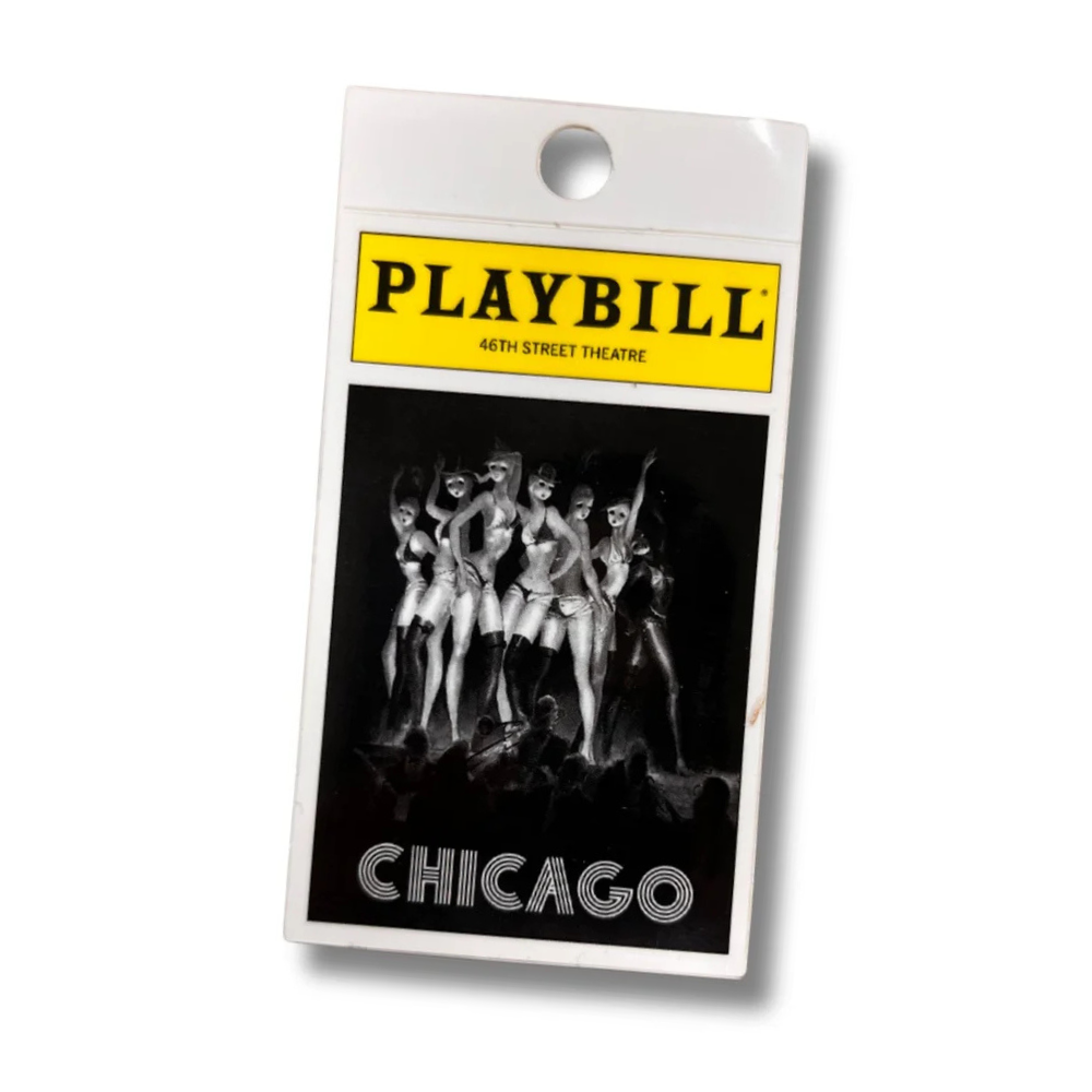 Chicago Playbill Sticker – Broadway Up Close