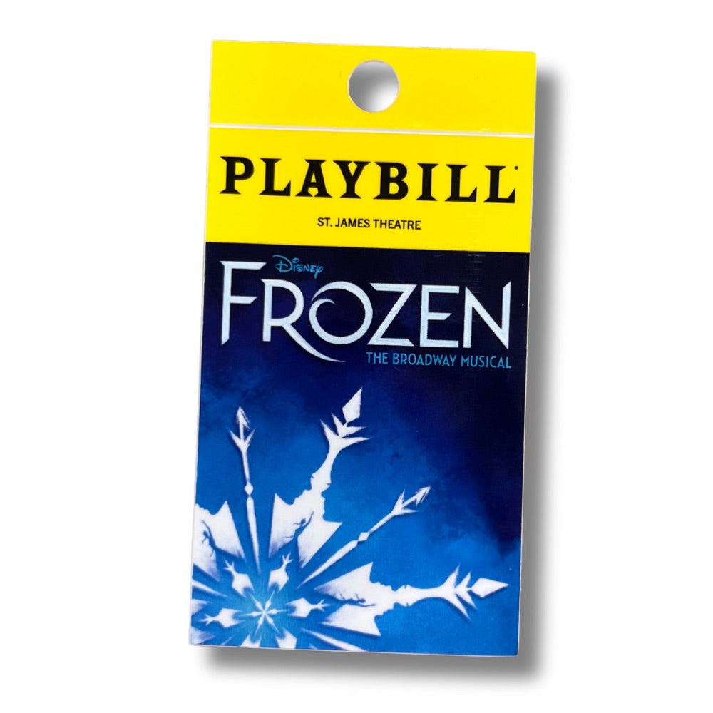Frozen Playbill Sticker – Broadway Up Close