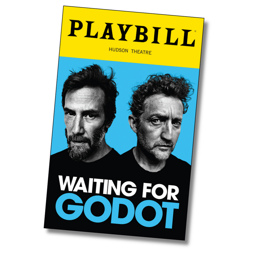 Waiting for Godot Playbill Sticker – Broadway Up Close